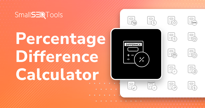 Percentage Difference Calculator Difference Between Two Numbers